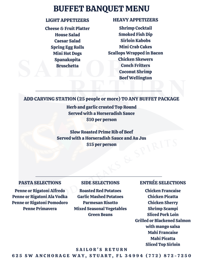 Sailor’s Return Restaurant