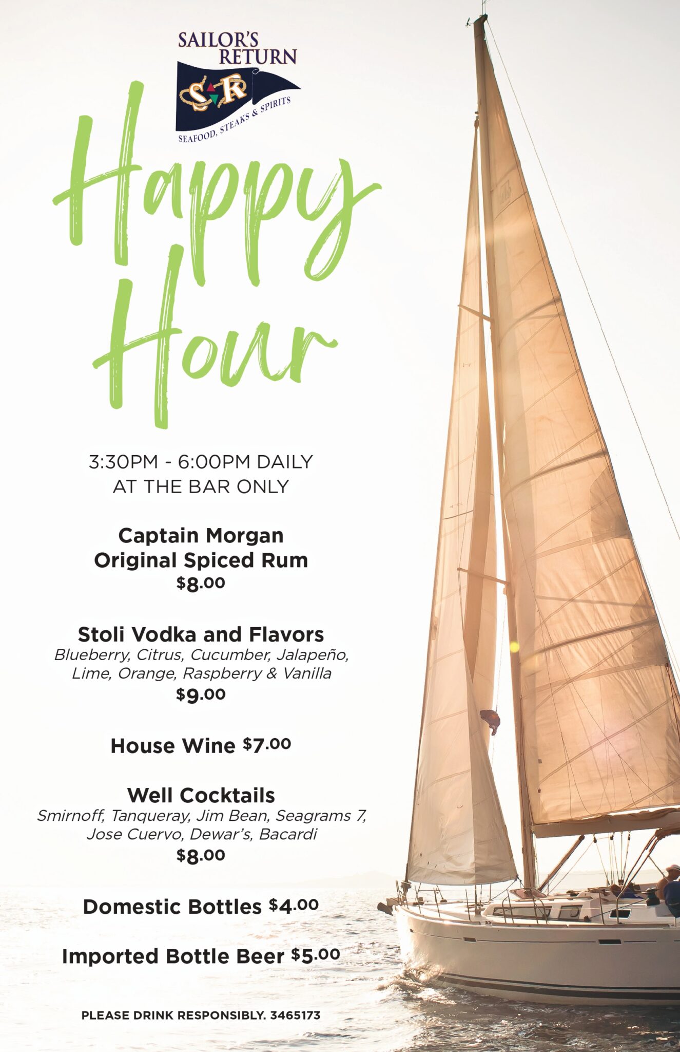 The Sailor’s Return Restaurant in Stuart Florida (772) 872-7250